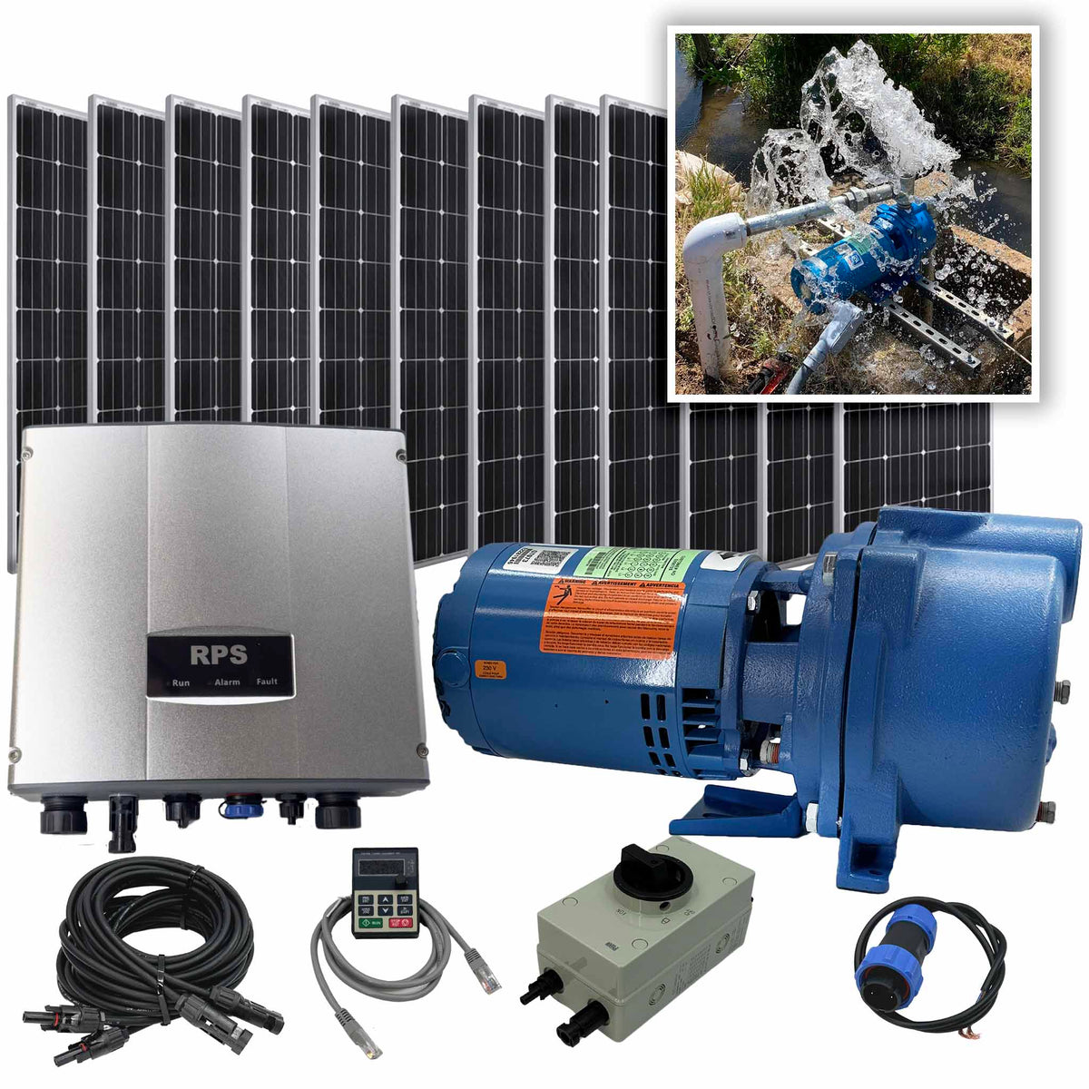 RPS Pro Series - 5hp+ Custom Solar Water Pump Kits – RPS Solar Pumps
