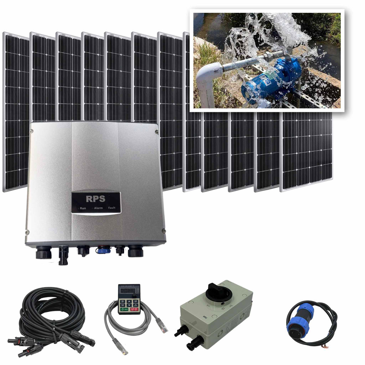 RPS Pro Series - 5hp+ Custom Solar Water Pump Kits – RPS Solar Pumps