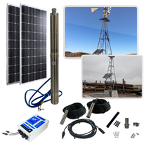 Windmill to Solar Kit For Livestock - 2" & 3" Solar Water Pumps for Wi ...