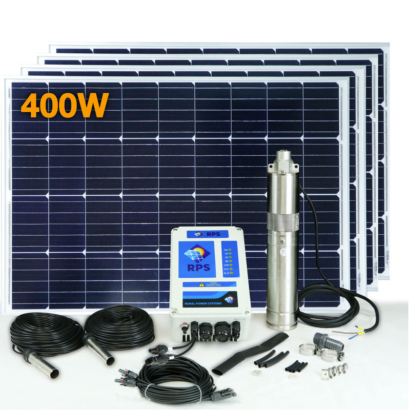 RPS 400 Solar Well Pump Kit – RPS Solar Pumps RPS 400 Solar Well Pump Kit – RPS Solar Pumps