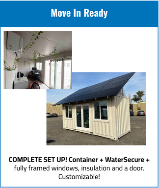 Instant Off-Grid™ Shipping Containers with Solar and Batteries and AC+ ...