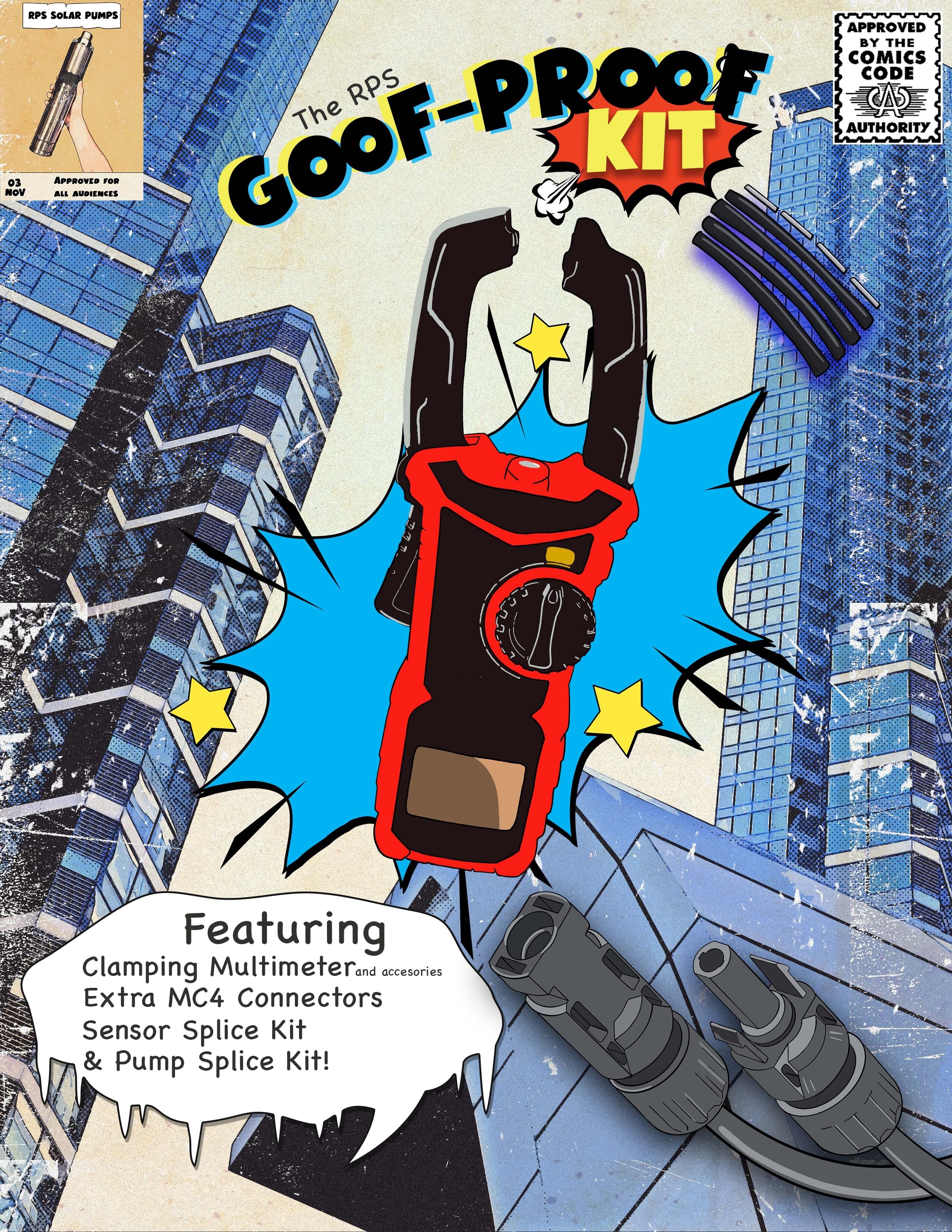 Goofproof Kit - DC Clamping Multimeter+Spare Parts – RPS Solar Pumps